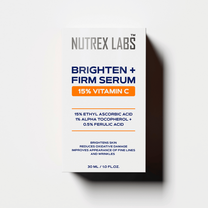 NUTREX LAB BRIGHTEN + FIRM 15% VITAMIN C SERUM - Glowfy Pakistan