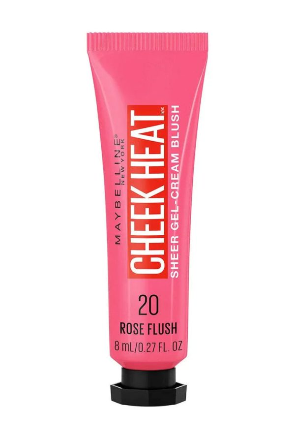 Maybelline Cheek Heat Blush - 20 Rose Flush - Glowfy Pakistan