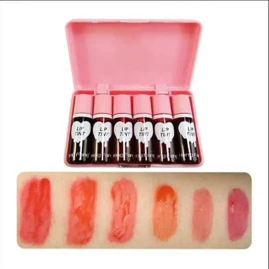 Heng Fang Lip And Cheek Tint 6 Pcs Set - Glowfy Pakistan