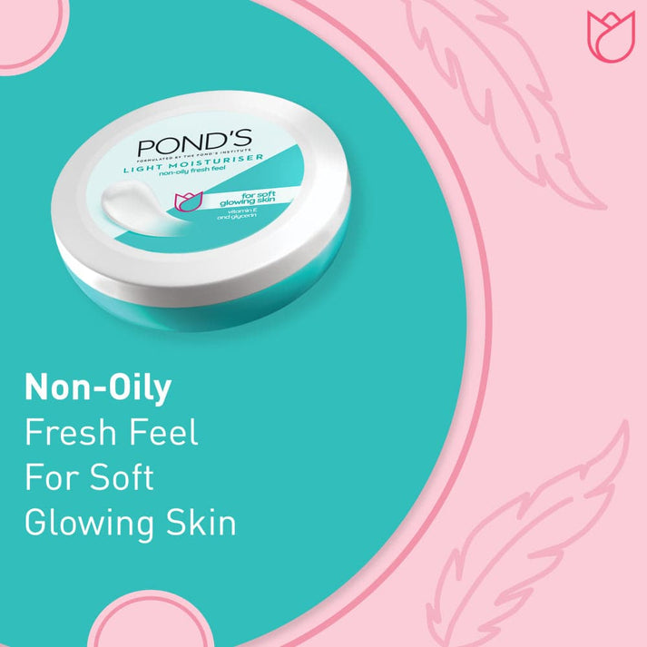 Ponds Light Moisturiser Cream - 75ML - Glowfy Pakistan