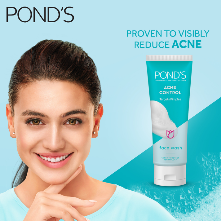 Ponds Acne Control Face Wash - 50G - Glowfy Pakistan