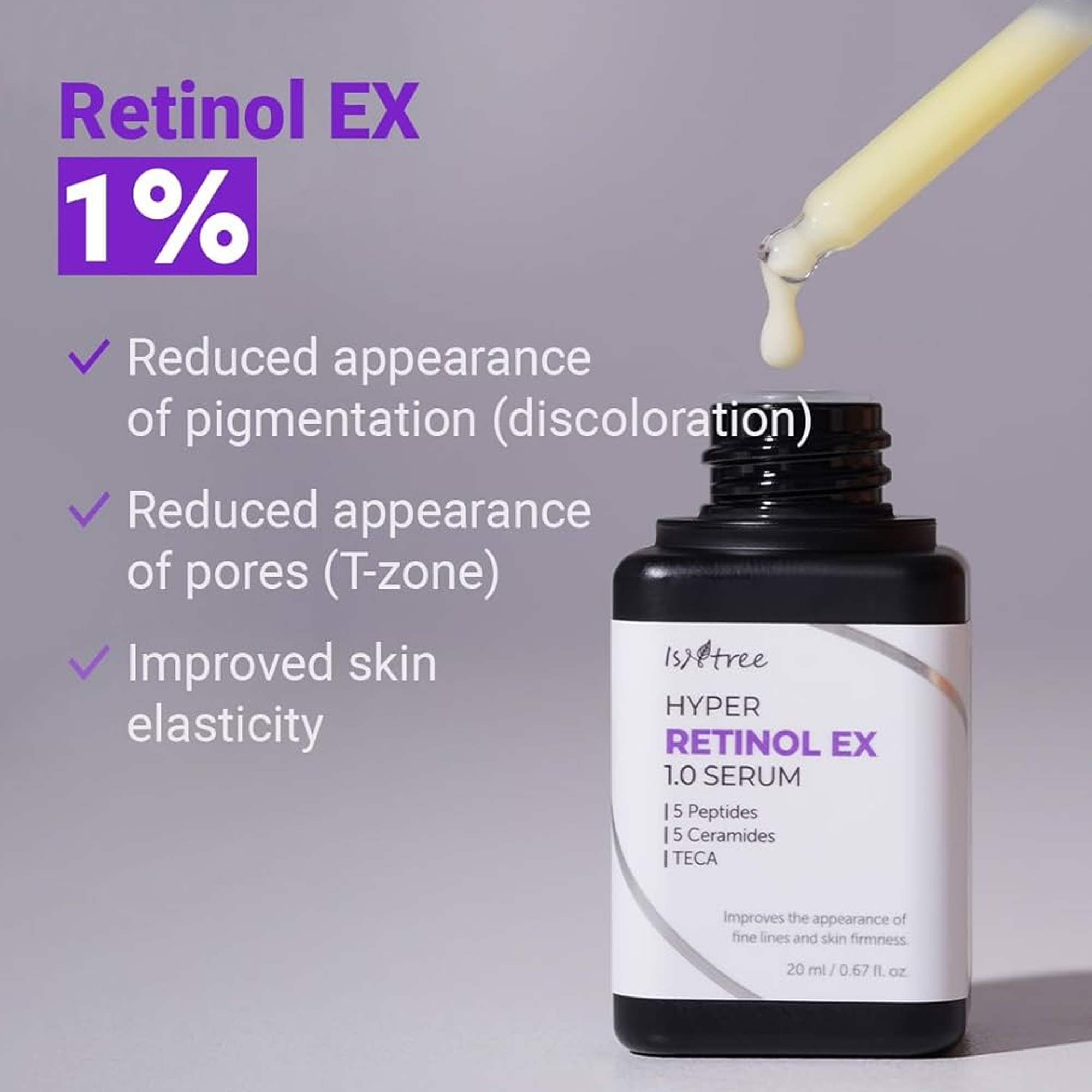 Isntree Hyper Retinol EX 1.0 Serum 20ml - Glowfy Pakistan