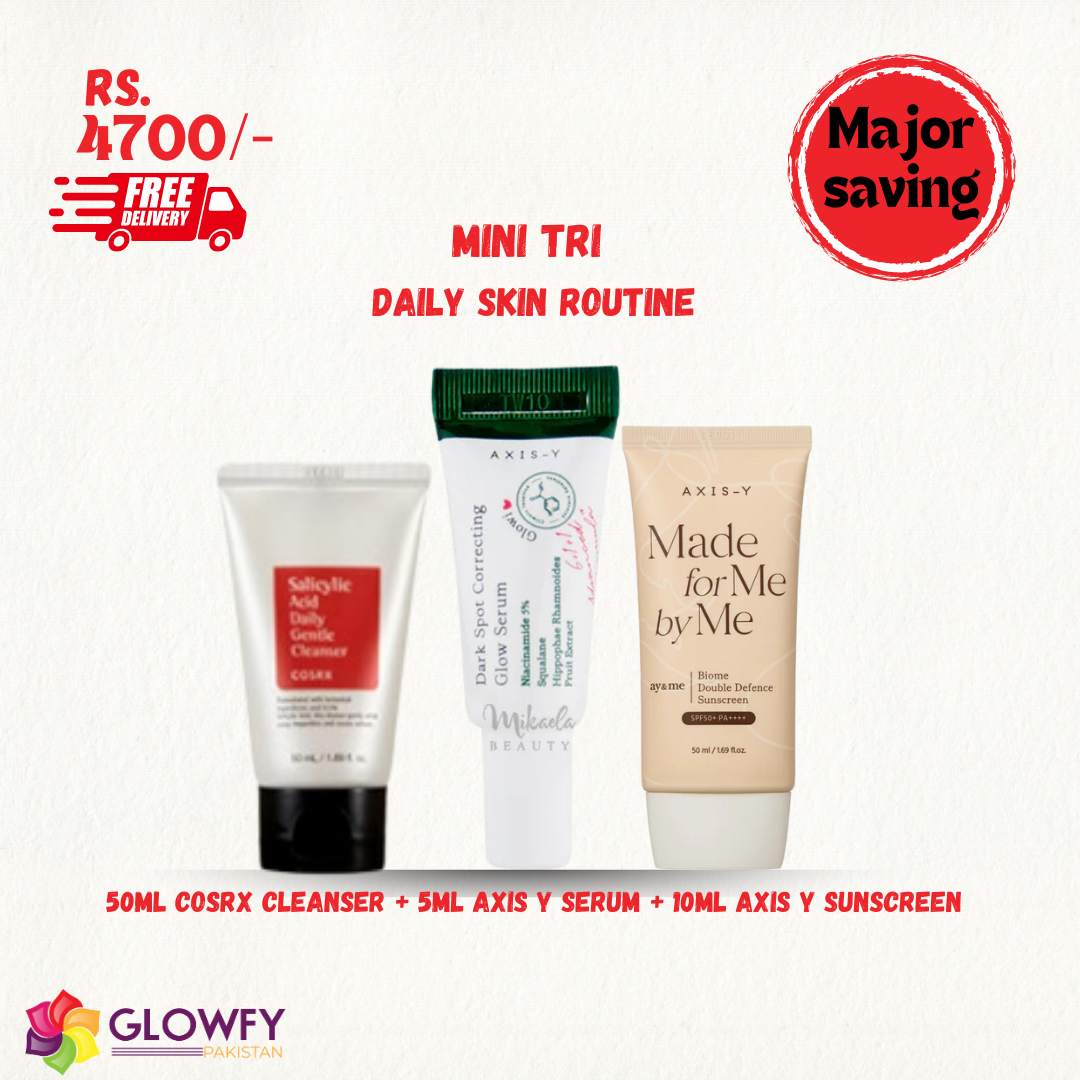 Daily Skin Routine Trio - Glowfy Pakistan