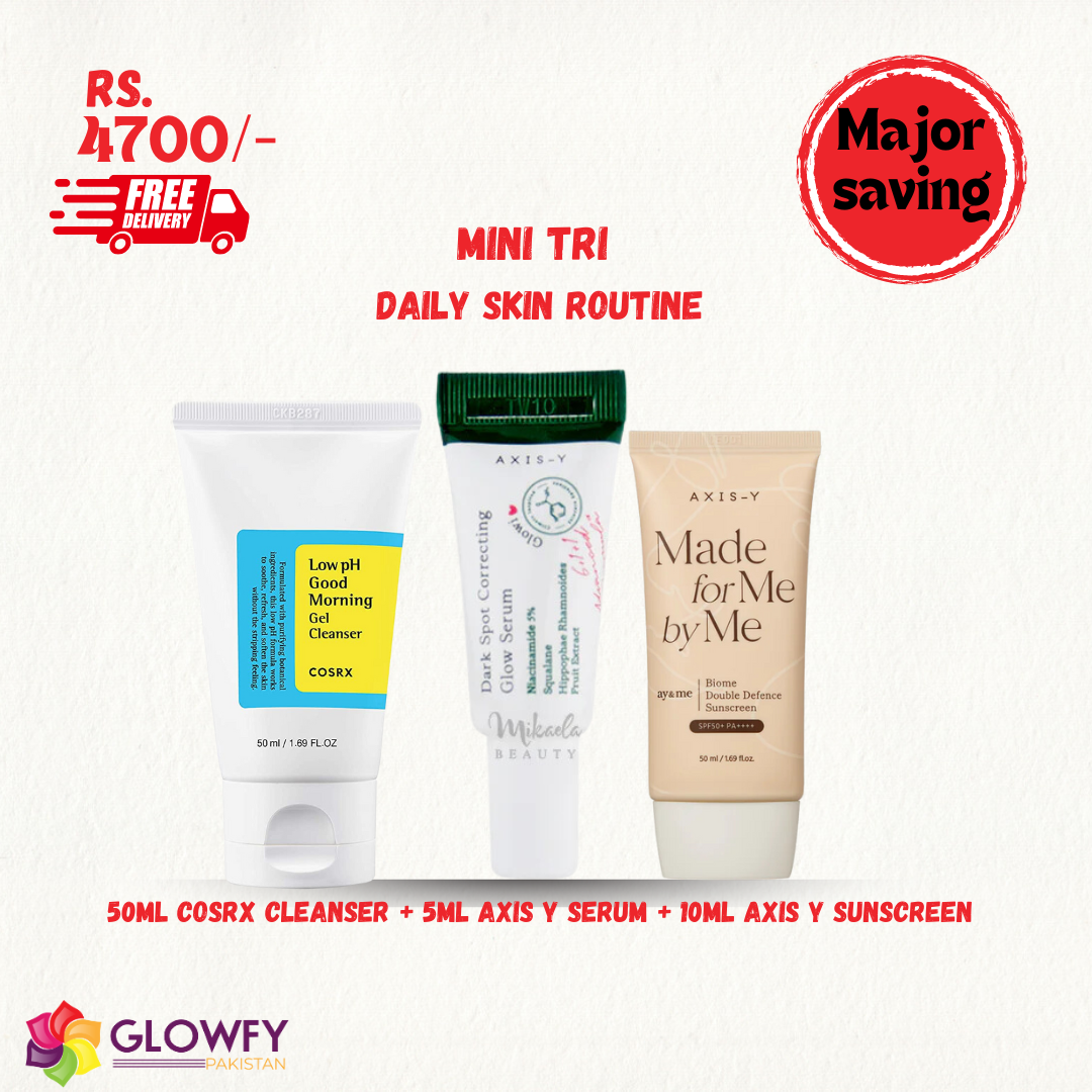 Daily Skin Routine Trio - Glowfy Pakistan