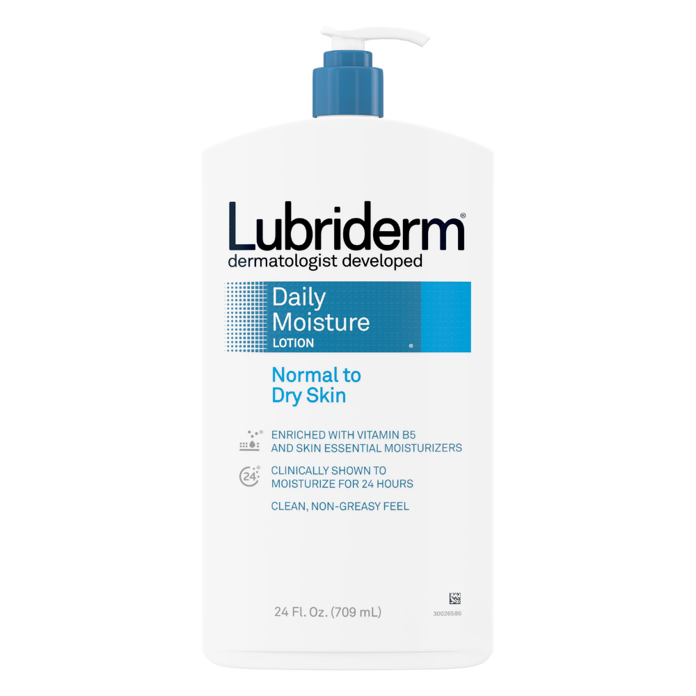Lubriderm Daily Moisture Lotion, Normal To Dry Skin, 709ml - Glowfy ...