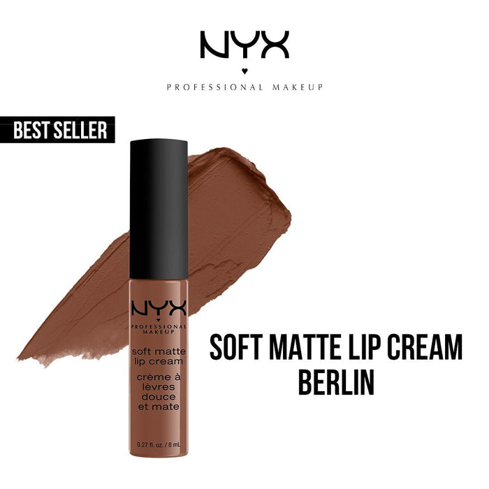 NYX Soft Matte Lip Cream - 23 Berlin - Glowfy Pakistan