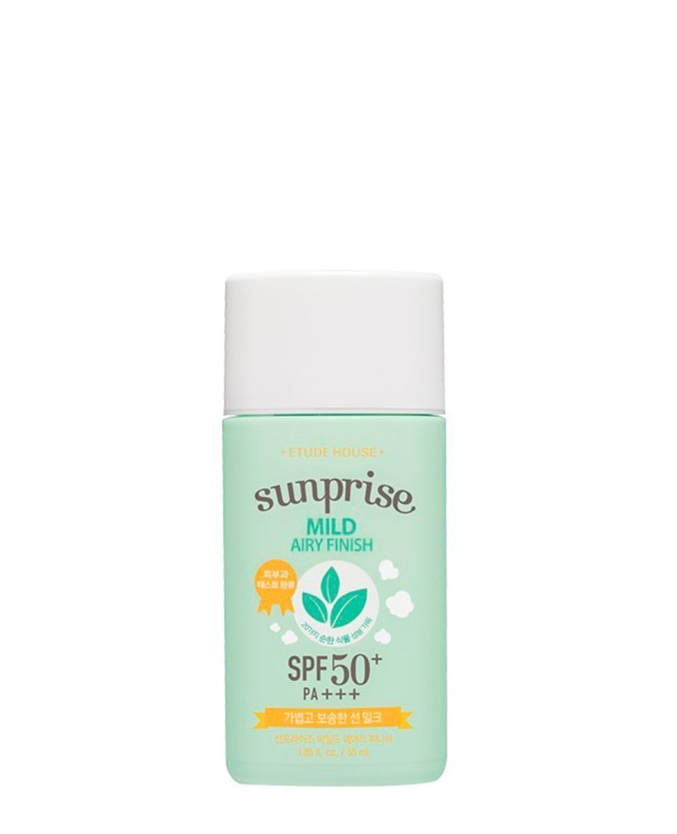 Etude House Sunprise Mild Airy Finish Sun Milk SPF 50+ PA+++ 55ml ...
