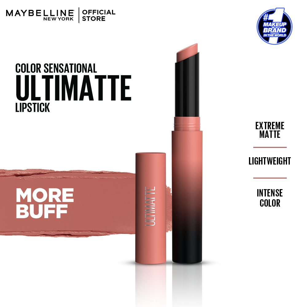 Maybelline New York Color Sensational Ultimate Lipstick More Buff ...