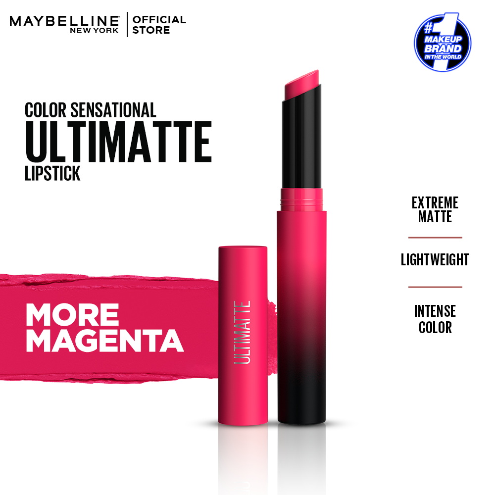 Maybelline New York Color Sensational Ultimate Lipstick More Magenta ...