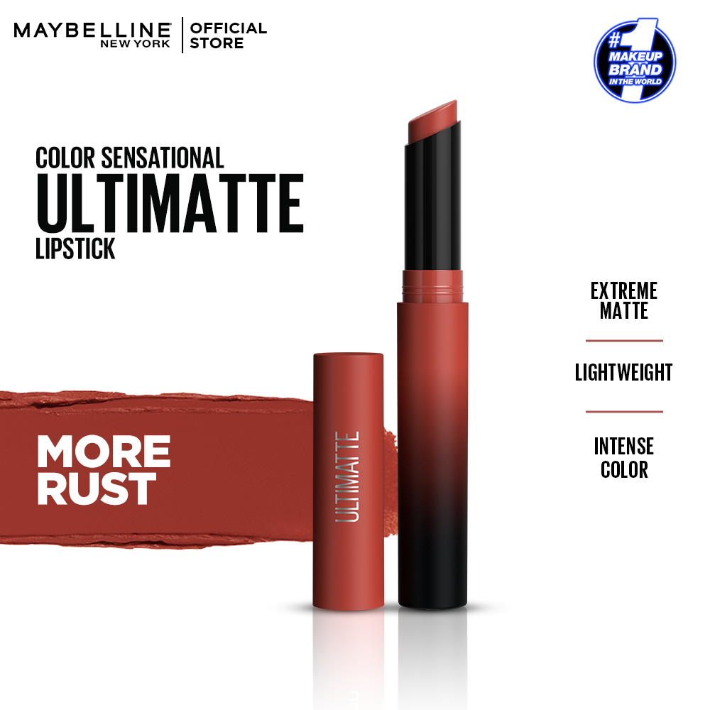 Maybelline New York Color Sensational Ultimate Lipstick More Rust ...