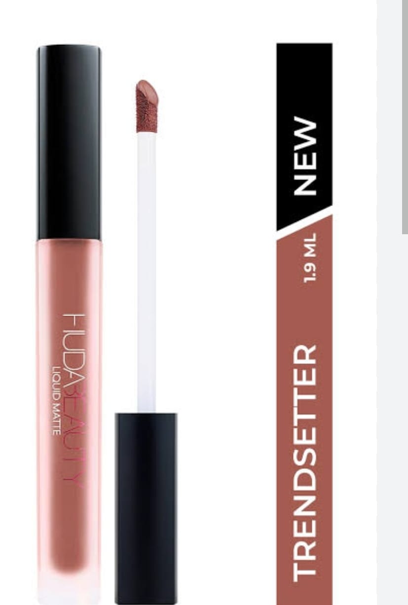 HUDA BEAUTY MINI LIQUID MATTE LIPSTICK IN SHADE # TRENDSETTER 1.9ml ...