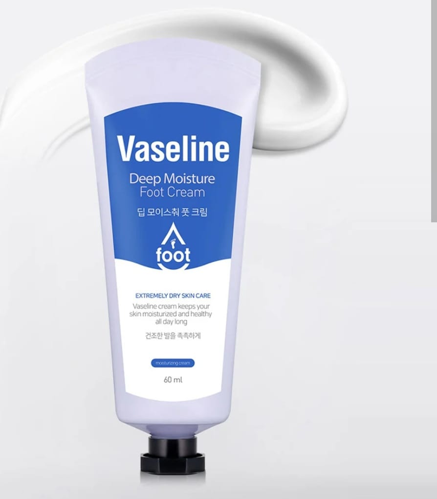 Vaseline Vaseline Deep Moisture Foot Cream 60ml - Glowfy Pakistan