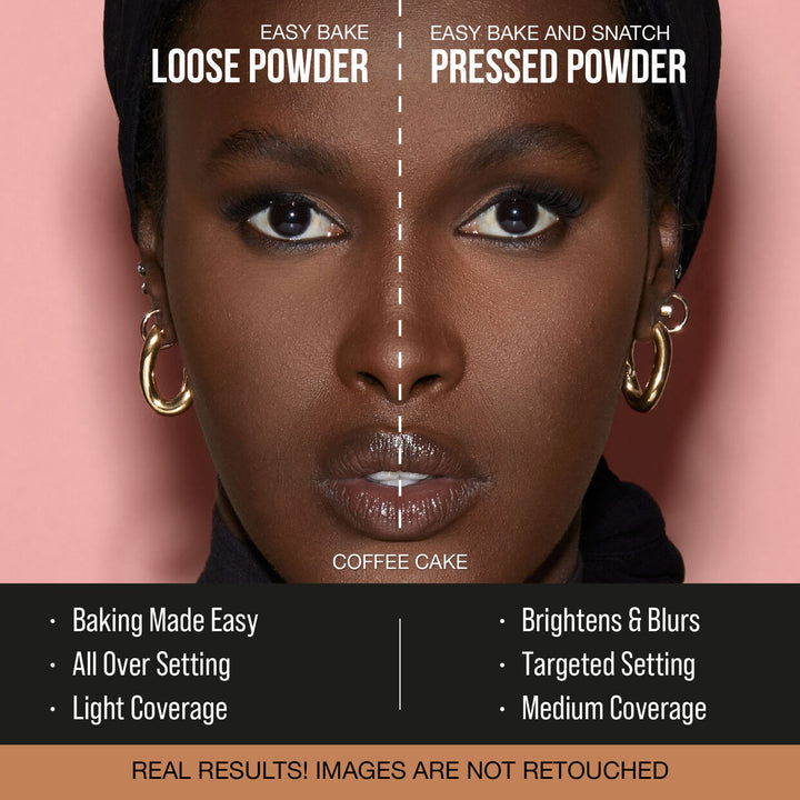 Huda Beauty MINI Easy Bake BABY bake Loose Powder Coffee Cake - Glowfy ...